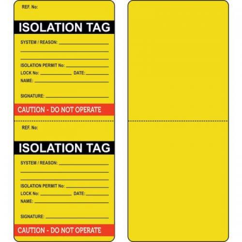 Isolation Tag (pack of 10) 424839 424839 | SLBY424839