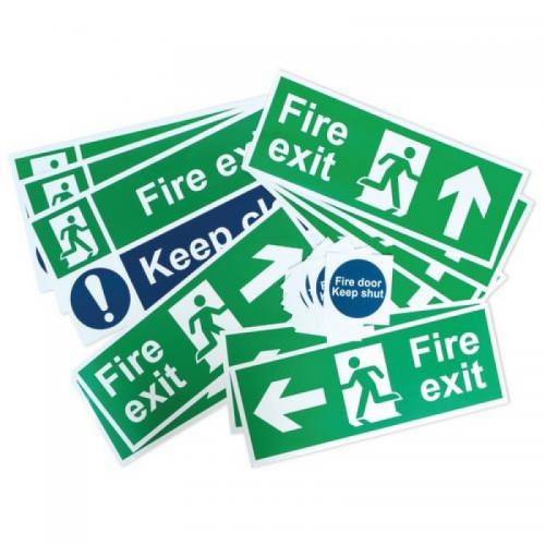Fire Exit Signage Pack, Self | SLBY425242 | Fire Safety Signs