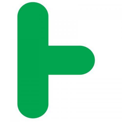 Green Symbol "t" - R 9 Floorsignals (300 X 200 Mm) | SLBY426868