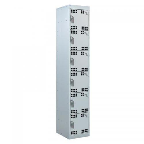 Perforated Door Tool Locker - 6 Compartments, | SLBY428400 | Lockers