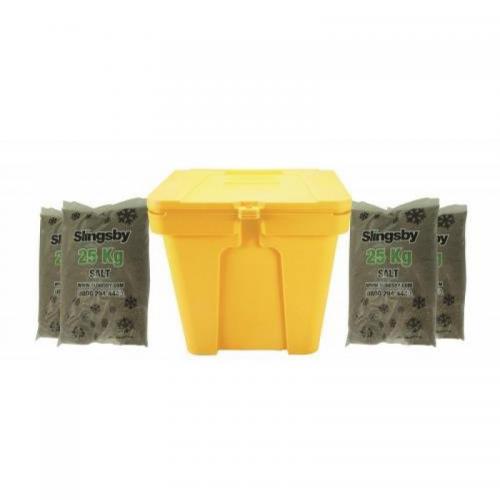 110 Litre Storage Container + 4 25Kg Bags Brown Rock | SLBY435449