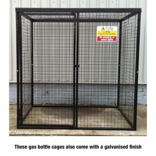 Gas Cylinder Cage With Mesh Base | SLBY435459 | Cylinder Supplies