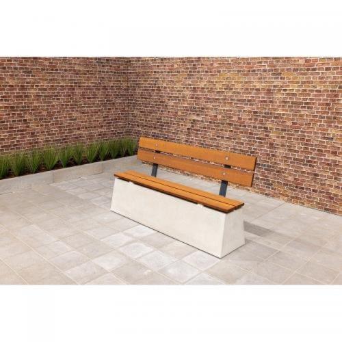 Bench Deluxe With Backrest | SLBY437731 | Benches and outdoor seating