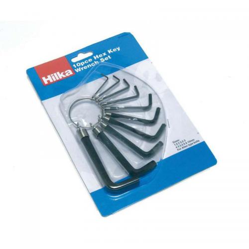 Hilka Hexagon Key Set - Metric - 10 Piece | SPCHX02P | Tools
