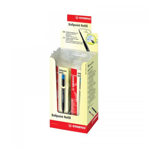 Stabilo Ballpoint Refill Ecopack Blue (Pack | SS42773 | Pen Refills