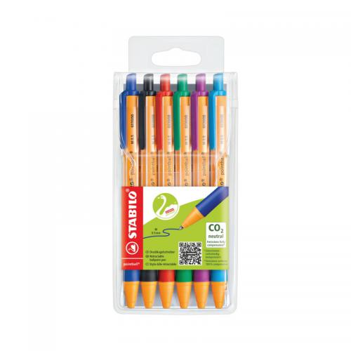 Stabilo Pointball Retractable Ballpoint | SS43728 | Ballpoint Pens