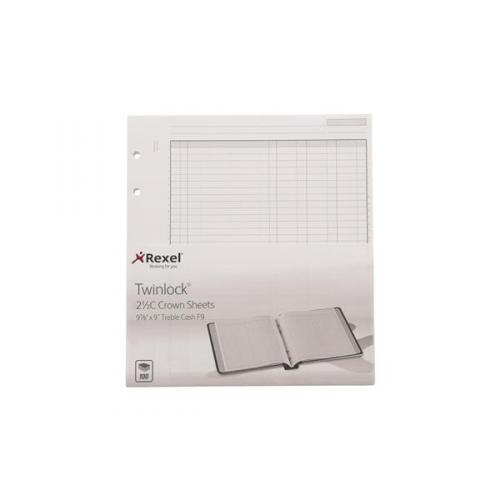 Rexel Twinlock Fastener 2-piece Filing Clip - Pack Of 50 Pcs Staples ...