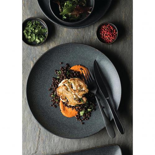 Murra Ash Walled Plate 8.25in21cm | UTP53766 | Cutlery and Crockery