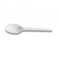Vegware Spoon 6.5in Compostable White | VG59790 | Disposable Cutlery